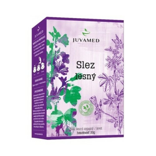 JUVAMED Slez lesný kvet 20 g | Vitamíny a minerály