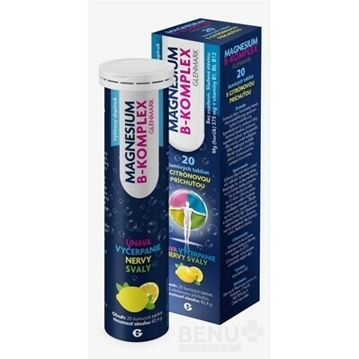 GLENMARK Magnesium B-komplex 20 šumivých tabliet | Vitamíny a minerály