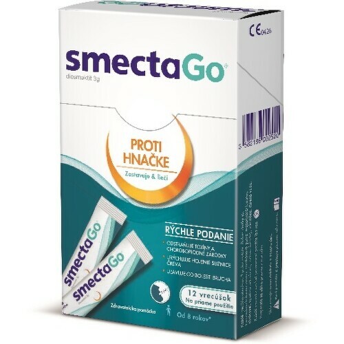 SMECTA GO 12 vrecúšok | Vitamíny a minerály